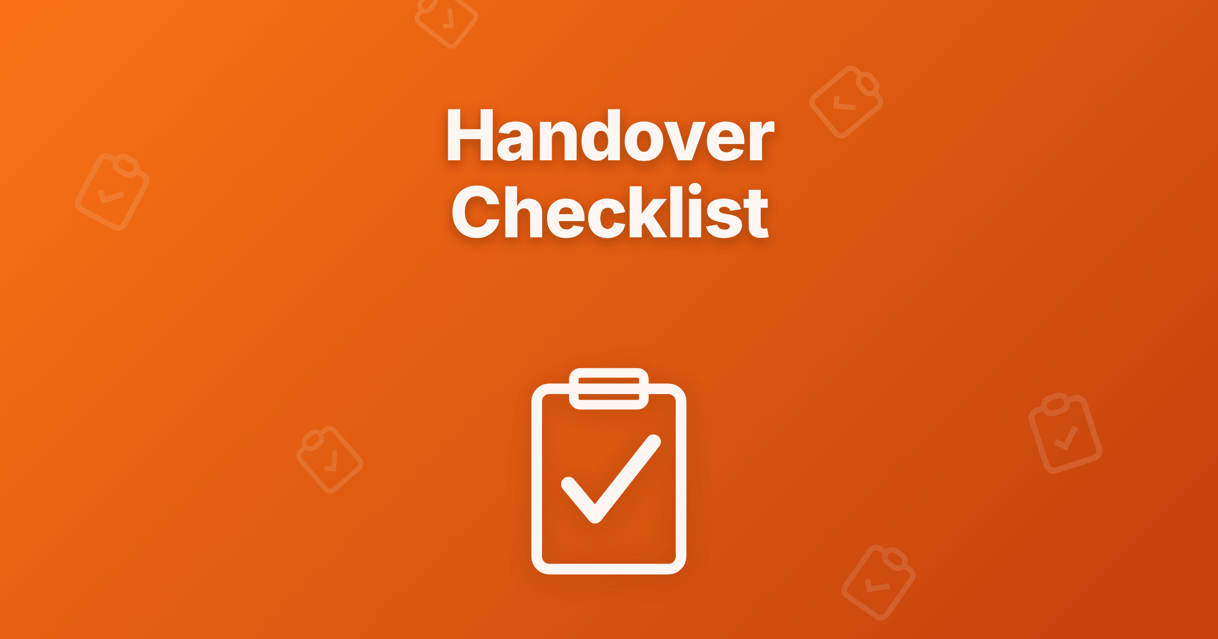 SRE On-Call Handover Checklist for Shift Transitions